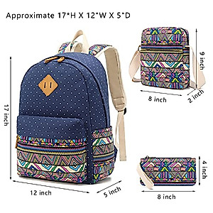 EZYCOK Laptop Backpack for Teen Girls Women Lightweight School Backpack College Bookbag Casual Daypack, Best Christmas Birthday Gift