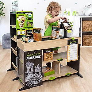 Melissa & Doug Harvest Market Grocery Store and Companion Collection Accessories