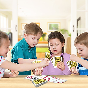 Gamie 100 Dollar Bill Playing Cards - Pack of 12 Decks - Individually Shrink Wrapped - Game Cards for Poker, Kids, Adults - Birthday Party Favor for Girls & Boys - Great Gift Idea