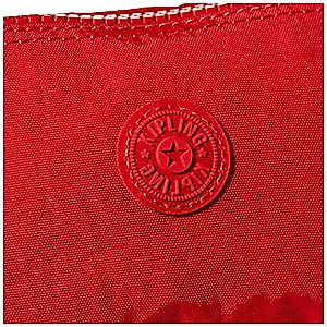 Kipling Women’s Creativity Small Pouch, Versatile Cosmetics Kit, Lightweight Nylon Travel Organizer, Red Rouge