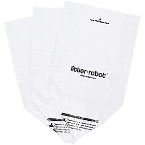 Litter-Robot Waste Drawer Liners by Whisker, 50 Pack - Litter Box Liner Bags, Custom Fit for Litter-Robot, 9-11 Gallons of Capacity