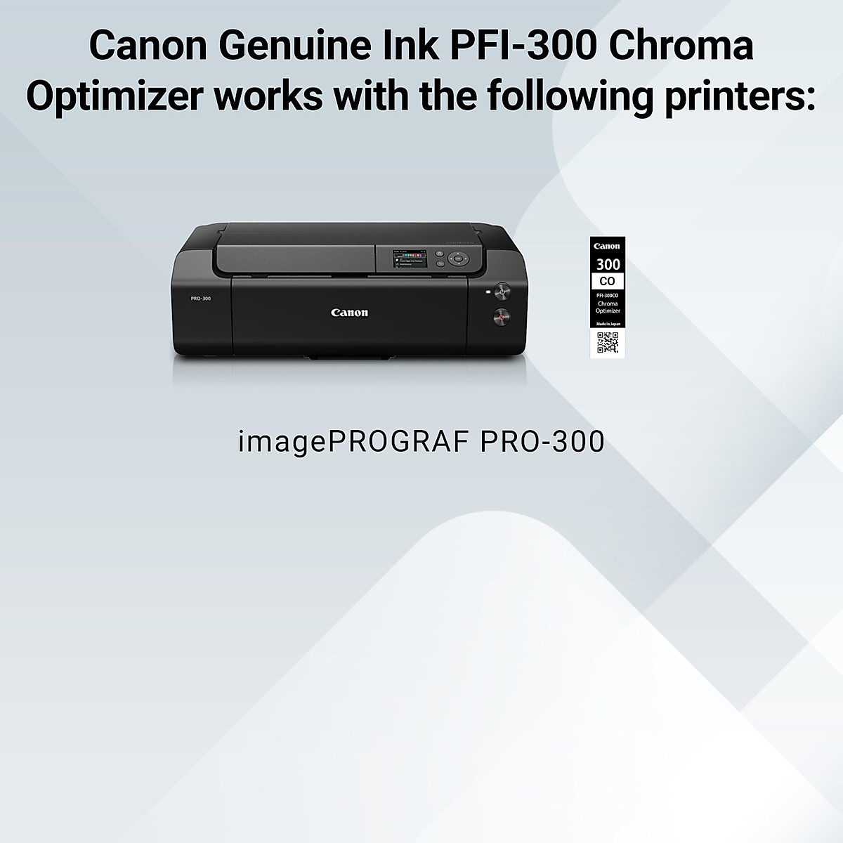 Canon PFI-300 Lucia PRO Ink, Chroma Optimizer, Compatible to imagePROGRAF PRO-300 Printer, Standard (4201C002)