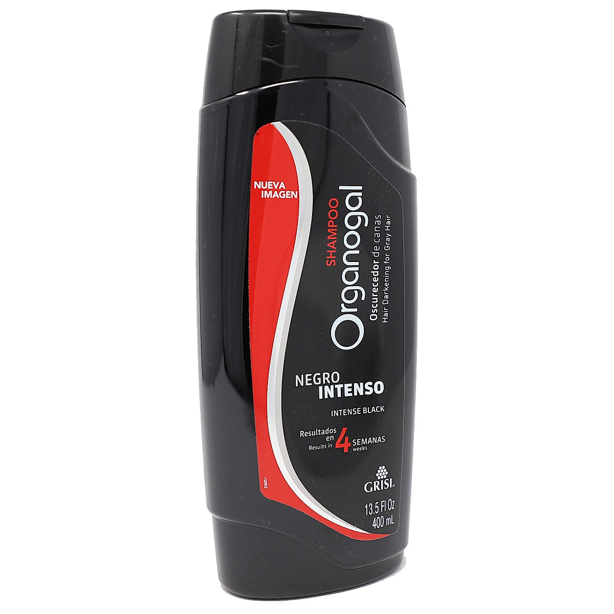 Grisi Organogal Shampoo| Darkening Shampoo with Cactus Extract, Darkening Hair Product for Gray Hair; 13.5 Fl Ounces