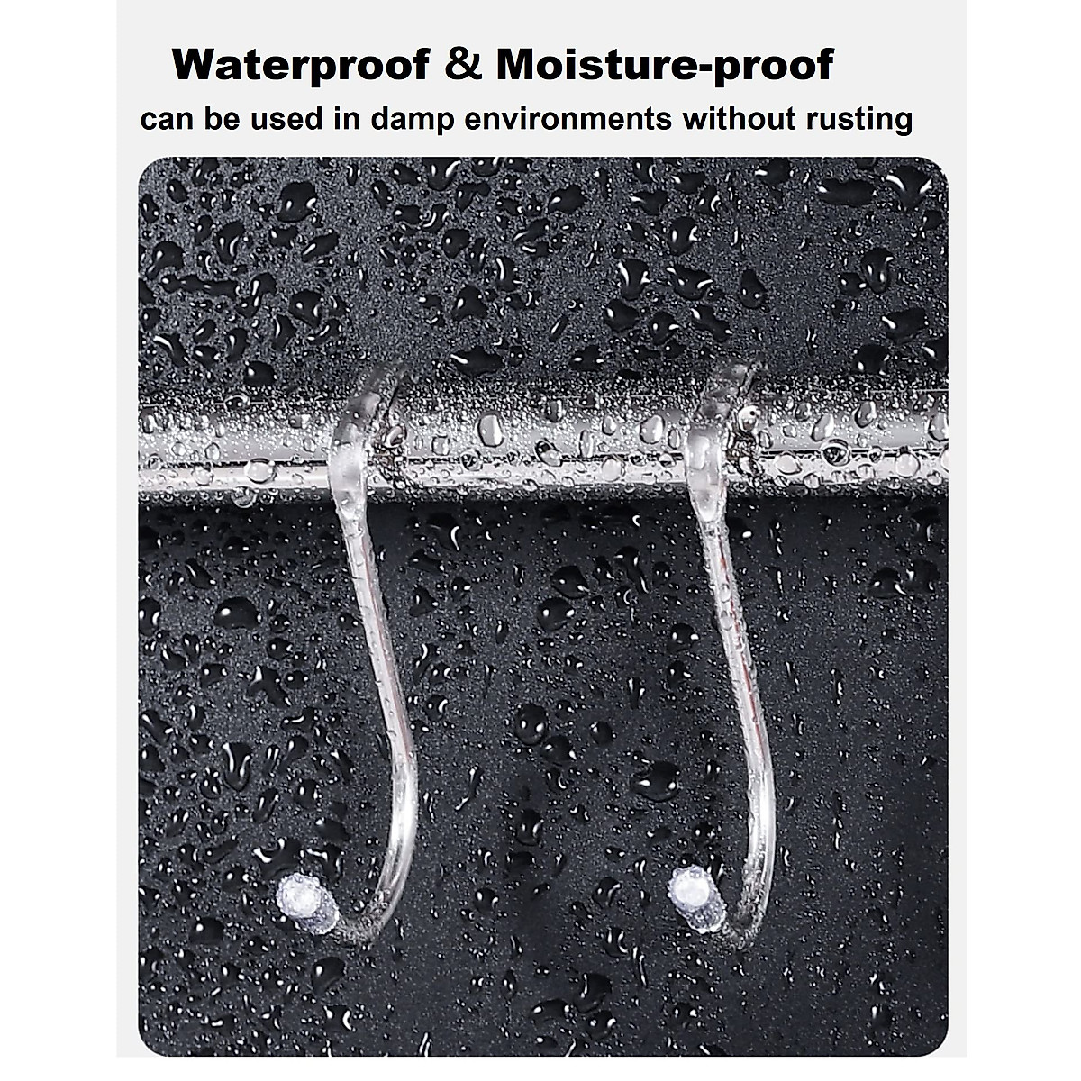 jixik 2pcs Over Door Hook, Double S-Shaped Hook Holder Hanger 7.3cm/2.9in Stainless Steel Free Punching Heavy Duty Door Back Hanging Hook for Towel Cloth Bag for Kitchen (Silver)