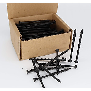 LLAMA Fastener Drywall Screws #6x1-5/8” - Coarse Threaded Black Phosphate Screws, Pay 1.0LB Now GET 1.2LB