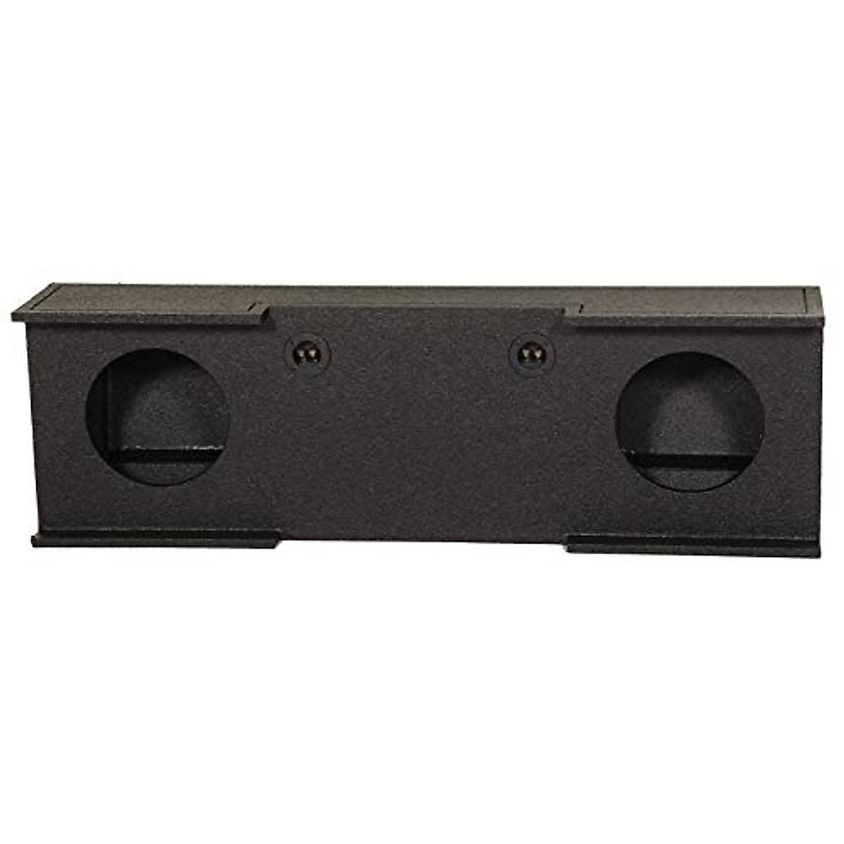 QPower GMC Chevy Crew Cab 2007-2013 Dual 12" Sub Box Enclosure w/Bedliner Spray