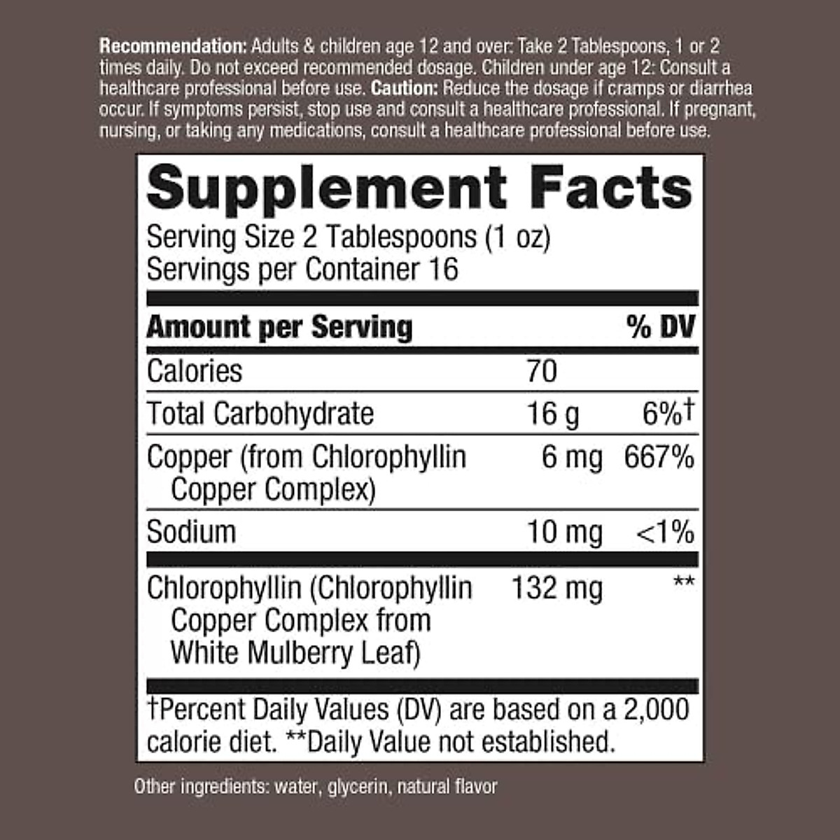 Natures Way Chlorofresh Liquid Natural Flavor, 16 FZ