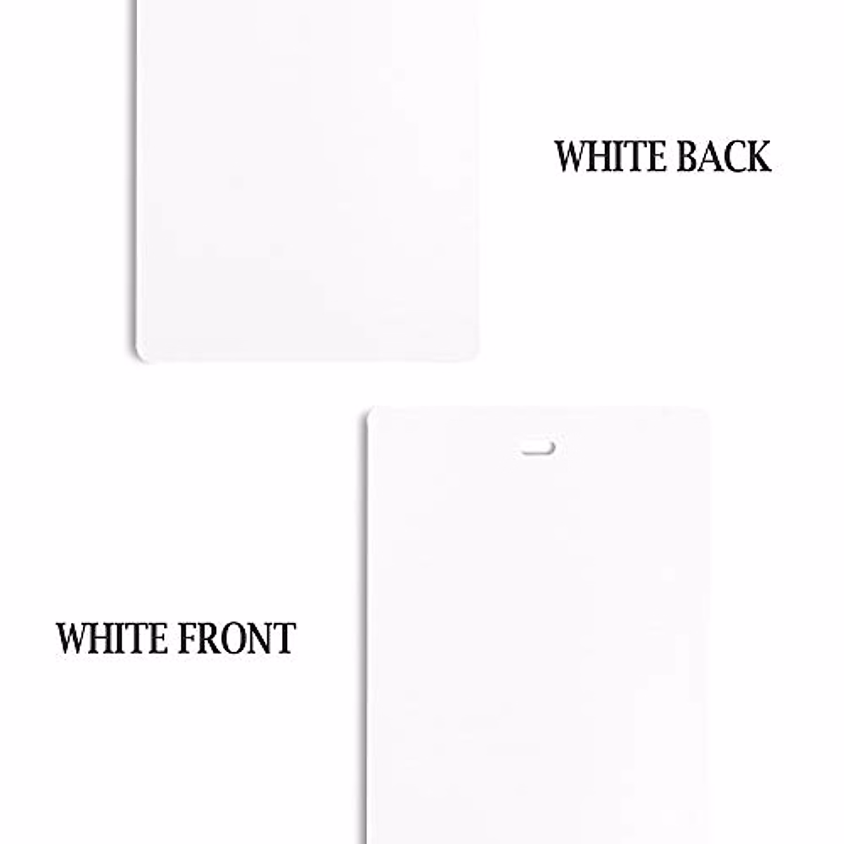 DALIX PVC Veritcal Blind Replacement Slats Curved Smooth White (82.5 Length) (5, White)