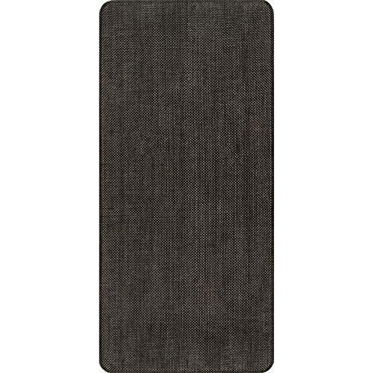 nuLOOM Casual Solid Anti Fatigue Kitchen or Laundry Room Comfort Mat, 18" x 30", Dark Brown
