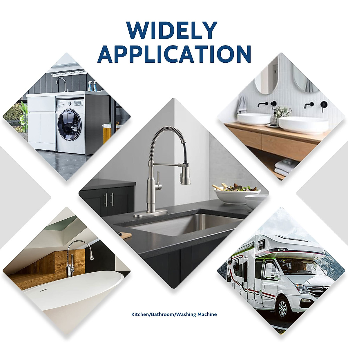 PURAGEIR 10 Pack Pushfit Angle Stop Faucet Valve, 1/2" Push-Fit x 3/8" Comp, Quarter Turn 1/2" Nom x 3/8" Compression Shut Off Water Valve, Pex, Copper,Cpvc,Brass