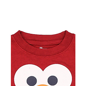 Sesame Street Elmo or Cookie Monster Boys’ T-Shirt for Infant and Toddler – Blue/Red