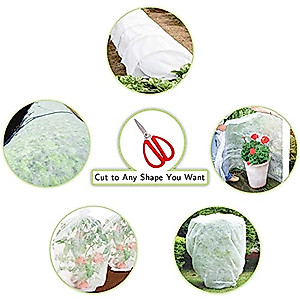 Airstar Plant Covers, Garden Floating Row Cover 7’×25’ Fabric Non-Woven for Frost Protection Freeze Protection for Vegetables Fruit Tree Plant Frost Blanket Cover for Cold Weather(Hoops Not Included)