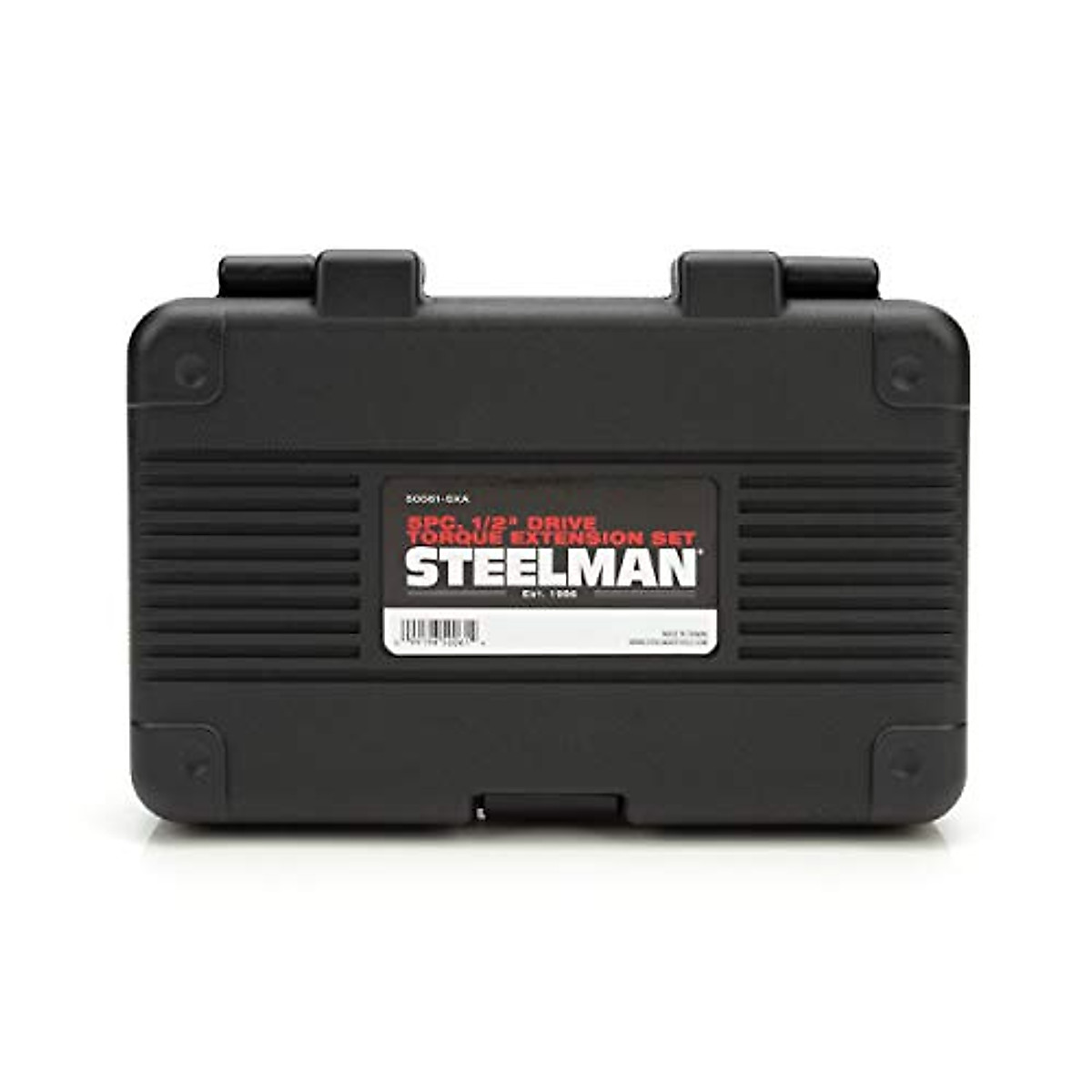 Steelman 1/2-Inch Drive 5-Piece Torque Extension Set, 8 Inches Long, Corrosion-Resistant Powder-Coated Steel, 65ft-lb, 80ft-lb, 100ft-lb, 120ft-lb, and 140ft-lb Torque Sticks