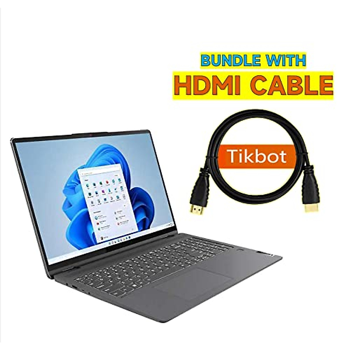 Lenovo Flex 5 16" 2-in-1 WQXGA (2560 x 1600) 16:10 Touchscreen Laptop, 10-Core i7-1255U, 400nits, 100% sRGB, Backlit KB, Wi-Fi 6, win11, Thunderbolt 4, w/HDMI (16GB RAM | 512GB PCIe SSD)