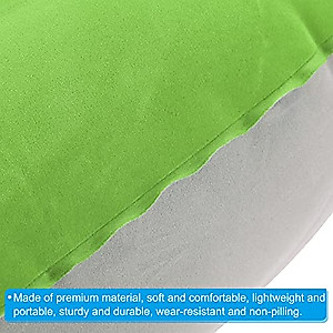 PATIKIL Travel Neck Pillow, U Shaped Pillow Portable Head Neck Support Travel Neck Flight Pillow with Storage Pouch for Airplane Train Office, Green