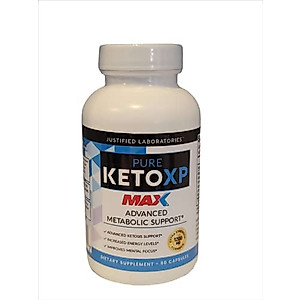 Pure Keto XP Max 1200MG Pills Advanced Ketogenic Supplement Real Exogenous Ketones Ketosis Support for Men Women 60 Capsules 3 Bottles