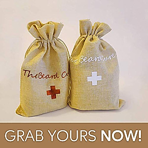 FLAIRYLAND 25 Pack 5" X 8" Linen Burlap Bags with Jute Drawstring for GiftBags Wedding Party Favors Jewelry Pouch, ChristmasBirthday Presents, Snack Sacks and DIY Craft Arts Projects, Brown