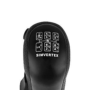 USB American Truck Simulator Shifter, Gearshift Knob Fit for ATS & ETS2 Games, PC Sim Racing Shifter Compatible with Logitech G27 G29 G920 Thrustmaster TH8A Fanatec SQ