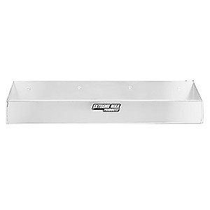 Extreme Max 5001.6194 Wall-Mount Aluminum Aerosol Storage Shelf for Enclosed Trailer Shop Garage Storage - 8-Can Capacity, Silver