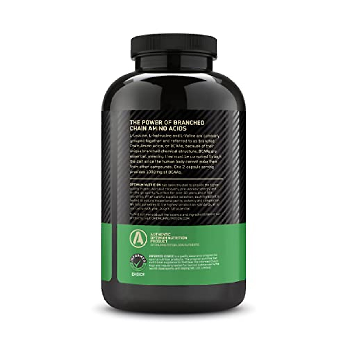 Optimum Nutrition Instantized BCAA Capsules, Keto Friendly Branched Chain Essential Amino Acids, 1000mg, 400 Count