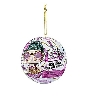 L.O.L. Surprise! Holiday Supreme Doll Tinsel with 8 Surprises Including Collectible Holiday Doll, Shoes, and Accessories | Great Gift for Kids Ages 4+