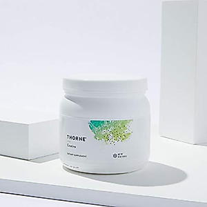 Thorne Creatine - Creatine Monohydrate, Amino Acid Powder - Support Muscles, Cellular Energy and Cognitive Function - Gluten-Free, Keto - NSF Certified for Sport - 16 Oz - 90 Servings