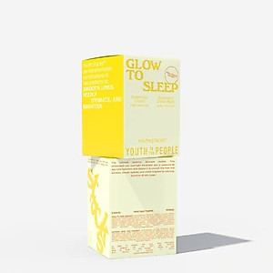 Youth To The People Youth Stacks Glow to Sleep - Hydrate + Glow Dream Mask (15mL) + Dream Eye Cream (5mL) Vegan Skincare Kit - Overnight Mask Set to Visibly Smooth Lines, Deeply Moisturize + Even Tone