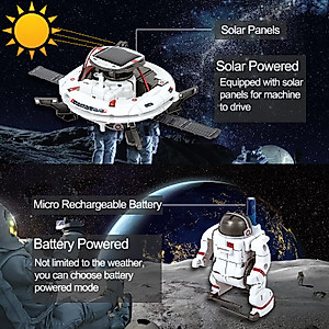 STEM 6-in-1 Education Solar Power Robot Toys for Boys Ages 8-12, DIY Building Educational Experiment Robotics Science Kit for Kids, Birthday Gifts for 8 9 10 11 12 Years Old Boys Girls Teens