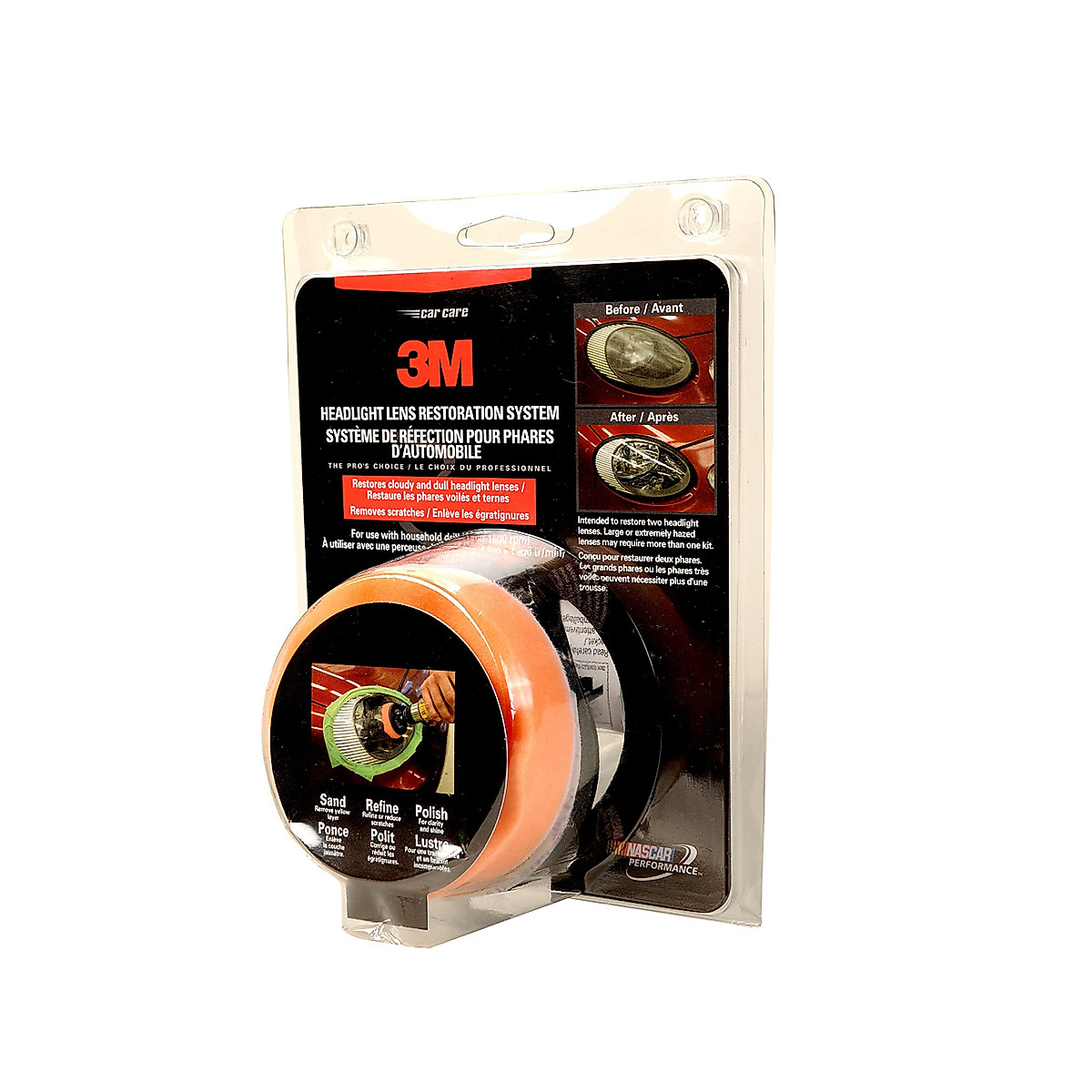 3M Headlight Lens Restoration System, 39008, 1 Kit