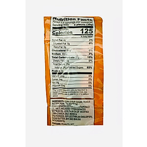 Melster Peanut Butter Kisses, 4 Ounce Bag, Gluten Free Halloween Candy, 4 Ounce (Pack of 1), 4.0 ounces