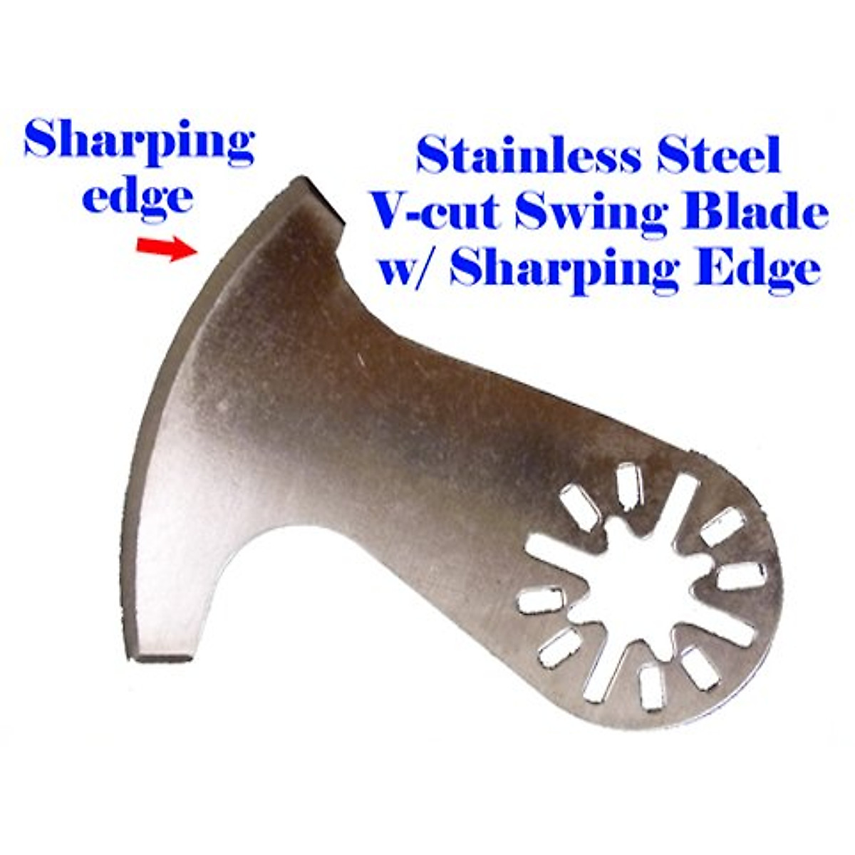 4 Stainless Steel Side Scraper w/ Sharping Edge Oscillating Multi Tool Saw Blade for Fein Multimaster Bosch Multi-x Craftsman Nextec Dremel Multi-max Ridgid Dremel Chicago Proformax Blades