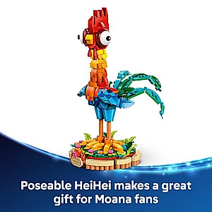 LEGO Disney Moana 2 Heihei - Building Toy for Kids, Girls & Boys, Ages 9+ - Gift for Easter - Moana & Disney Toy for Fans - 43272