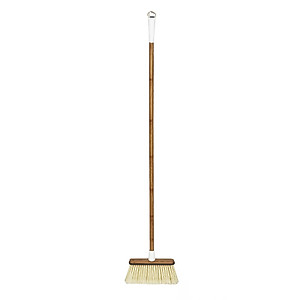 Full Circle Sweep Home Cleaning Broom and Brush Set with Tiny Team Mini Dustpan