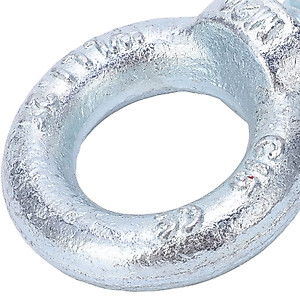 Lifting Shoulder Bolts, Eye Screw Bolt Uniform Force 2PCS Non Slip with Deep Thread for Machinery Devices for Marine(M20)