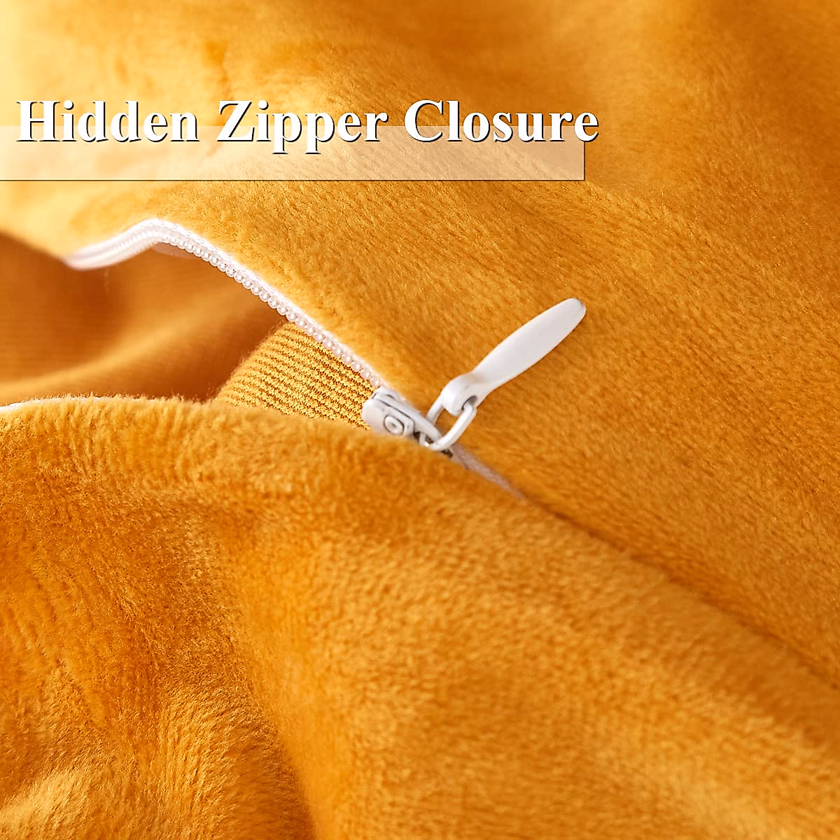 Ivellow Velvet Duvet Cover Queen Set Gold Velvet Duvet Cover Queen Velvet Comforter Cover 3Pcs Ultra Soft Duvet Cover Breathable Solid Luxury Flannel Velour Duvet Cover Zipper Closure Corner Tie