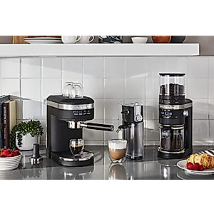 KitchenAid Espresso Machine & Milk Frother, Black Matte