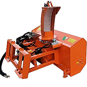 84" Skid Steer Snow Blower with Hydraulic Discharge Chute from Victory