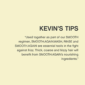 KEVIN.MURPHY SMOOTH.AGAIN RINSE - Smoothing Conditioner - For Thick, Coarse Hair - Hair Repair Conditioner - Sulphate-Free Conditioner - Shine Enhancing Conditioner - 250 mL / 8.4 fl oz