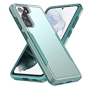 Designed for Samsung Galaxy S21 Plus Case Heavy-Duty Tough Rugged Lightweight Slim Shockproof Wireless Charging Support Protective Case for Samsung S21+ Plus 6.7"(Green)