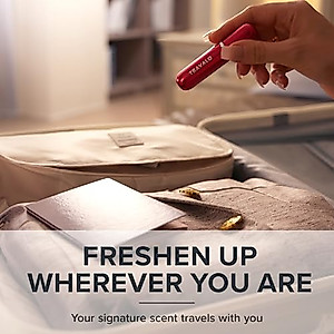 Travalo Classic HD Perfume Atomizer | Genie-S TSA Approved Travel Perfume Bottle Refillable | Reusable Airtight Easy-Fill Mini Pump Sprayer | Lightweight Elegant Design w/Volume Window | Red 0.17oz