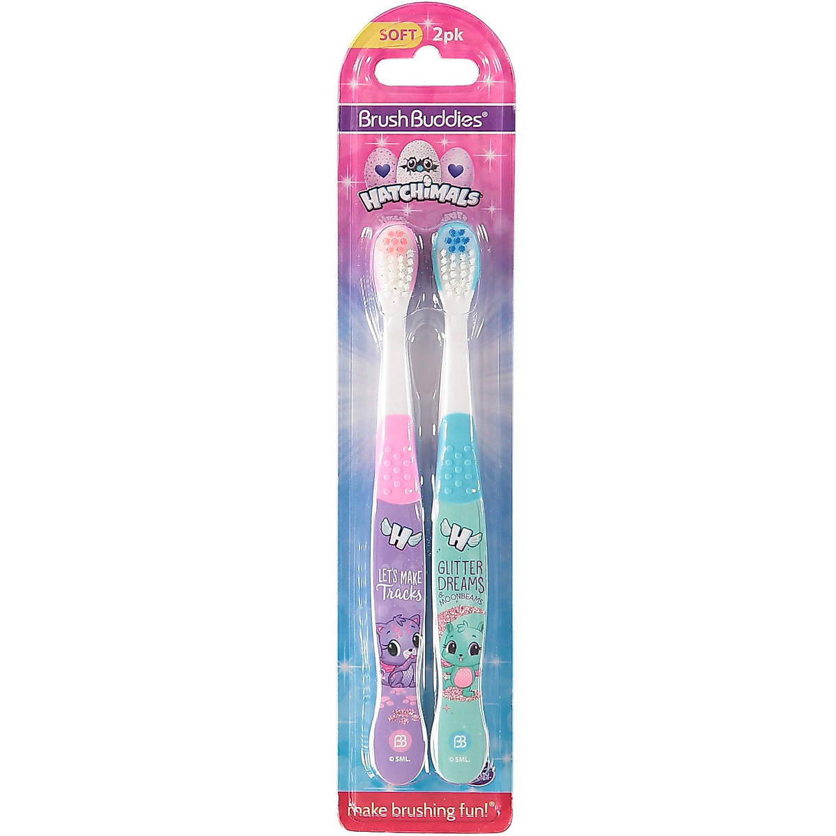 Brush Buddies Hatchimal 2 Pack Toothbrush