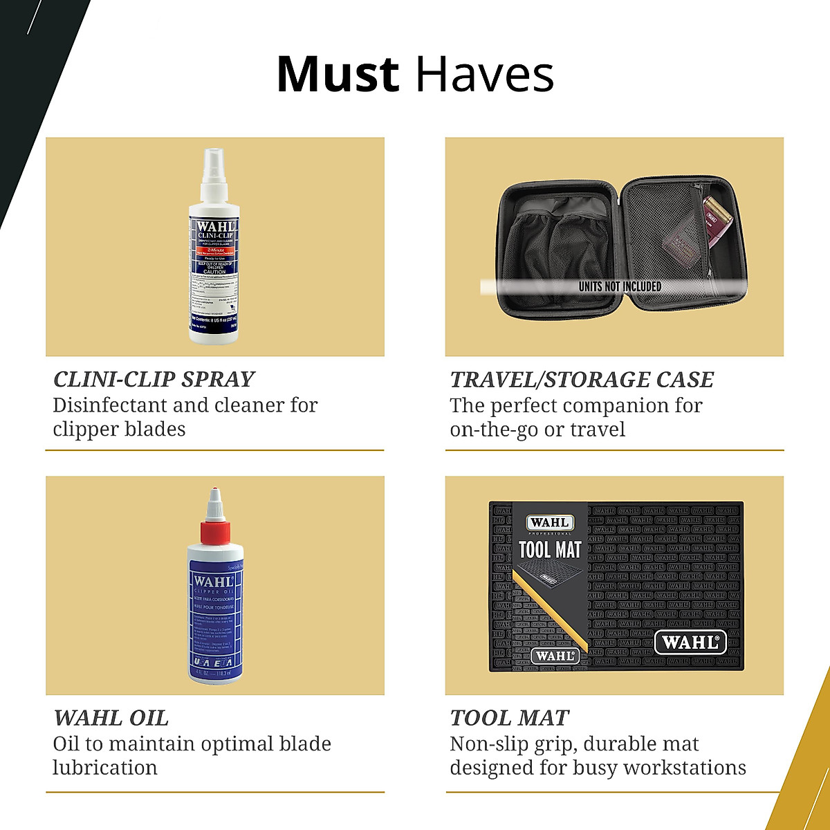 Wahl Professional Standard Trimmer Blade Set #1046 – Great for Professional Stylists and Barbers.