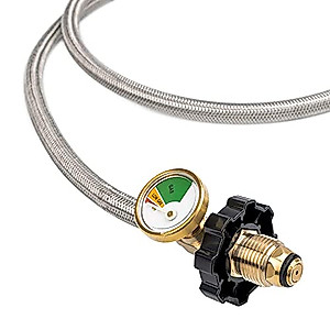 SHINESTAR Grill Cover for Coleman Roadtrip 285, LXE, LXX, and 225 Propane Grill, Comes with A 5FT Propane Adapter Hose with Gauge