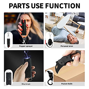 Araafur Wristlet Keychain Set with RFID Wallet Card Holder and Bottle Opener, Car Keychain Accessories for Women (Black keychain set)