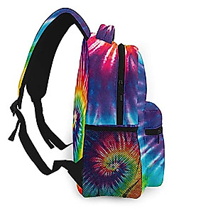 Tie dye Backpack bookbags high School for girls women highschool College Laptop Bag Casual Travel Daypack gift Hiking Camping