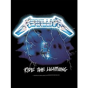Metallica - Ride The Lightning Fabric Poster Print, 30x40 Fabric Poster Print, 30x40