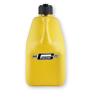 Mr. Gasket 36951G Utility Jug 5 Gal Yellow W/Hose Square