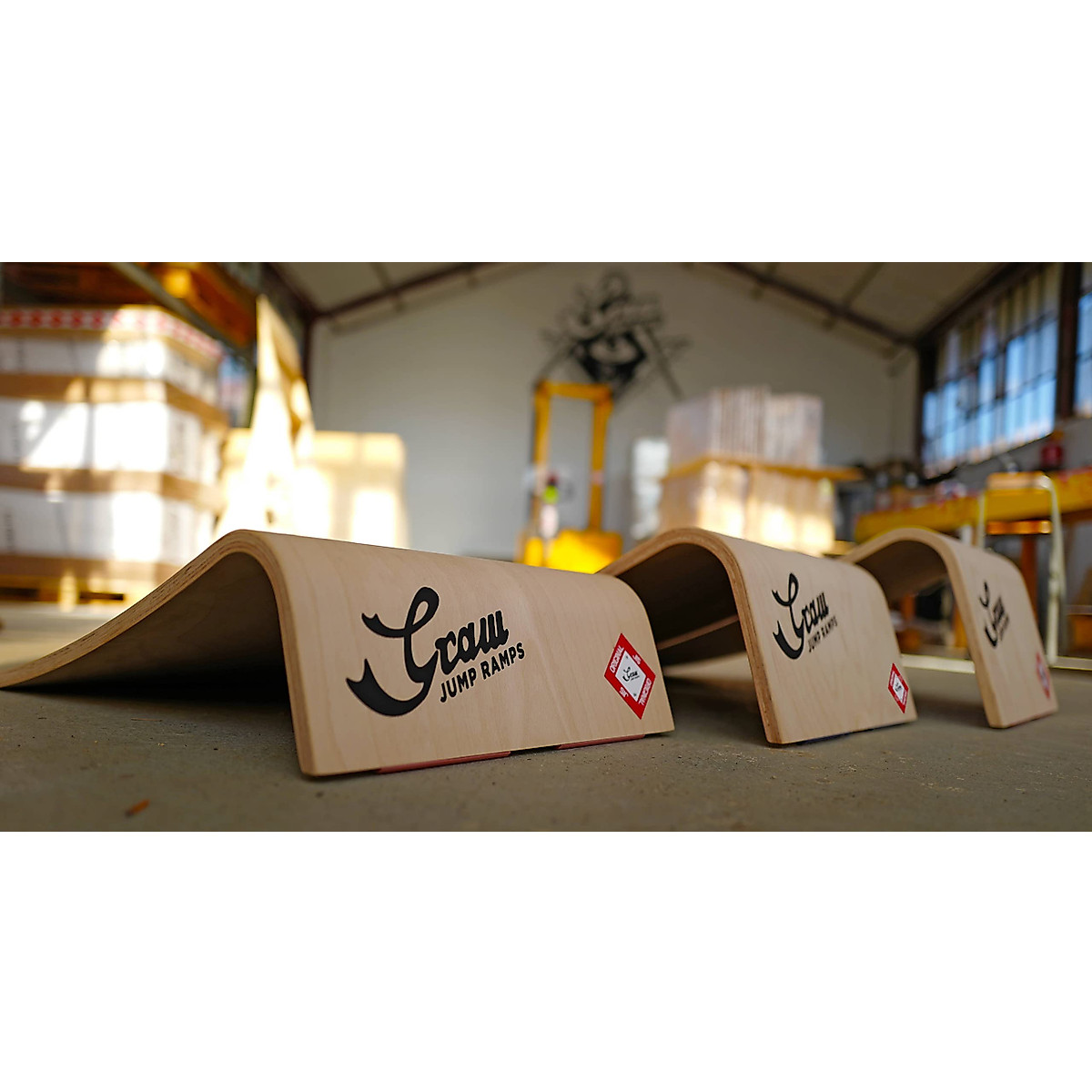 Graw Jump Ramps J20-7.9" Wooden Launch Ramp for Skateboard, BMX and More