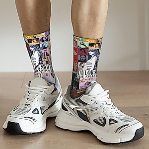 Singer Cool Socks For Men Women Fun Novelty Crew Socks