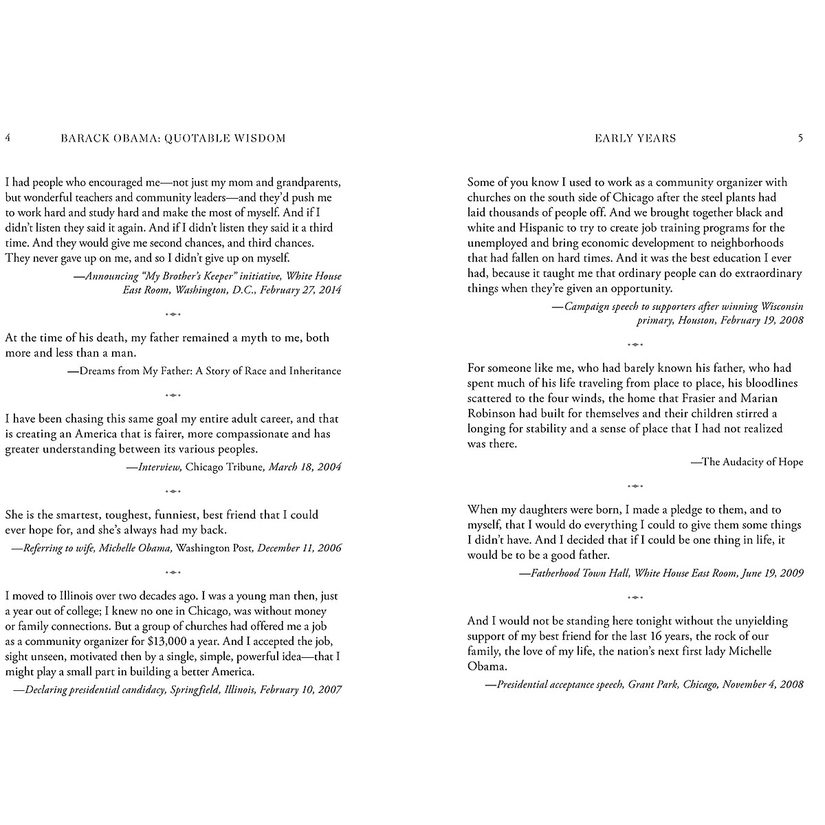 Barack Obama: Quotable Wisdom